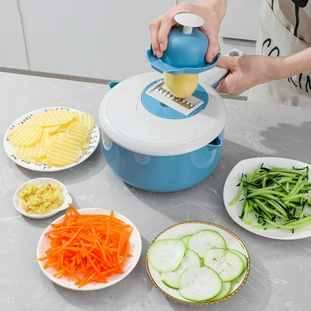 LSLJS Round Vegetable Chopp - Chopper Vegetable Cutter, Food Chopper ...