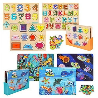 Peppa Pig 5-Wood Puzzle Pack - Walmart.com