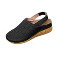 Bkhluea Women Perforated Back-Strap Comfortable Clogs Slip On ...