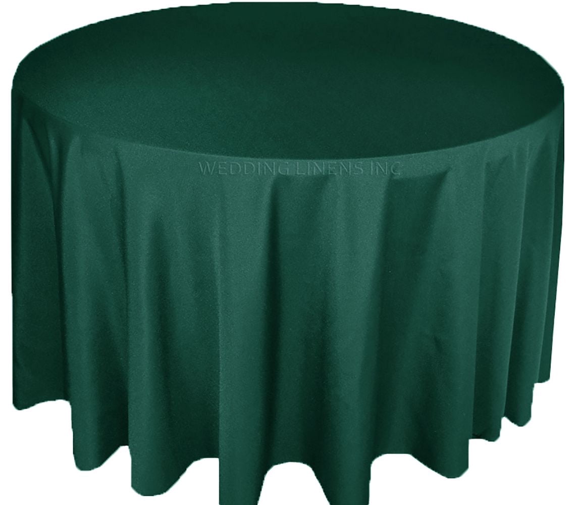 Wedding Linens Inc. 120'' Round Premium(200 GSM) Polyester Linen ...