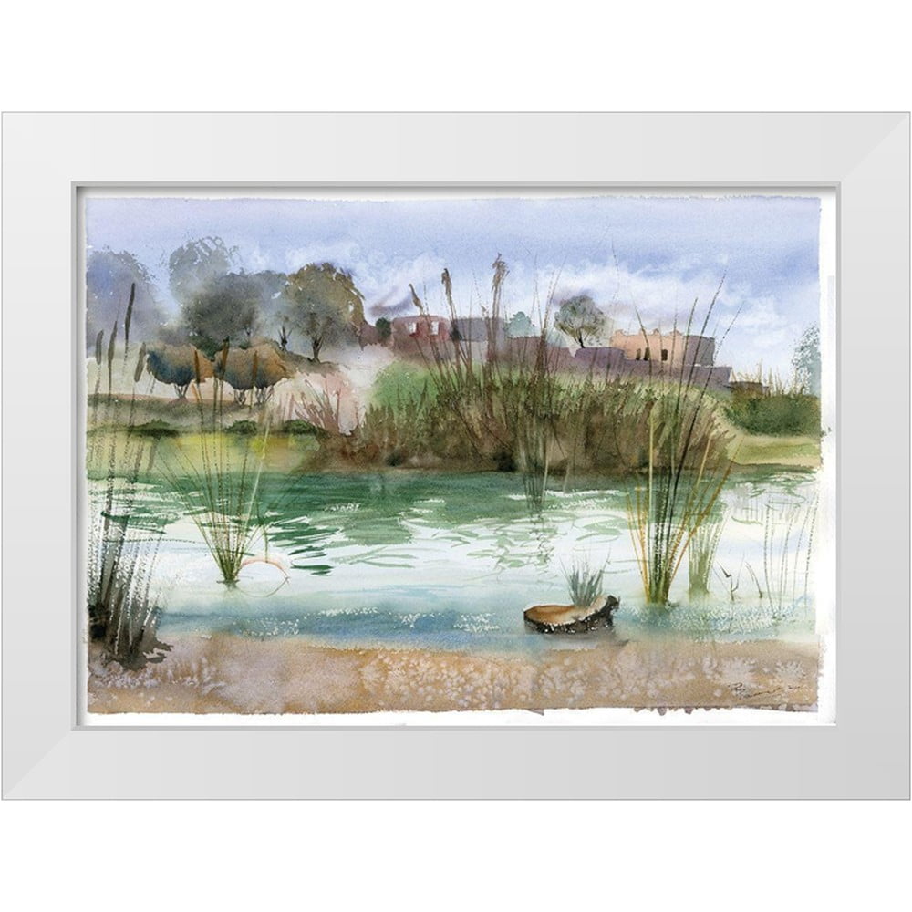 Shefranov, Olga 18x14 White Modern Wood Framed Museum Art Print Titled ...