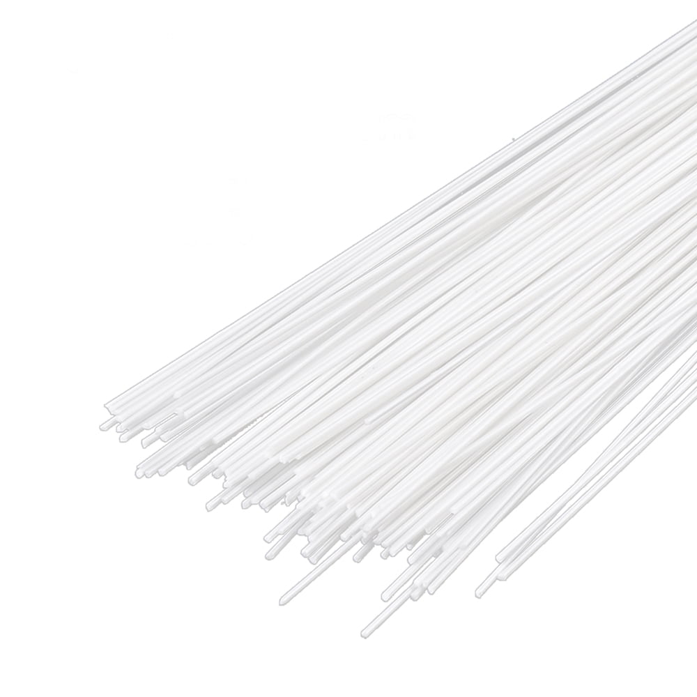 ABS Styrene Plastic Round Bar Rod Dia 0.8mm Length 9.8" 250mm White for ...