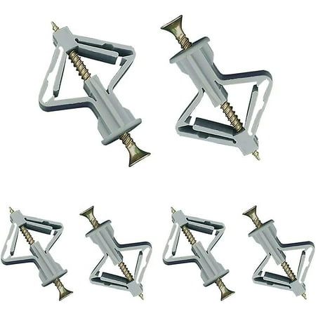60 Pieces Plasterboard Anchors, Plasterboard Anchors With Screws ...