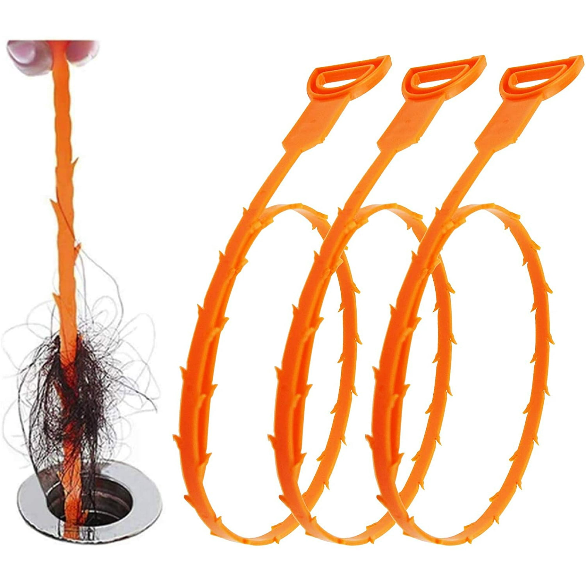 Click here for Laicaiw 3 Pack 25 Inch Hair Snake Tool Drain Opene... prices