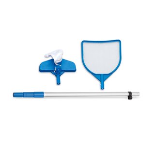 Intex Deluxe Cleaning Maintenance Swimming Pool Kit with Vacuum & Pole ...