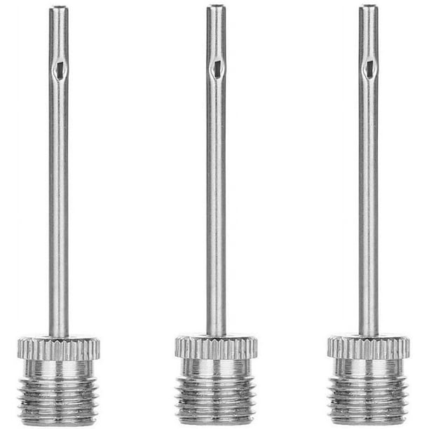Set of 3 Stainless Steel Inflator Needles for Basketball, Football ...