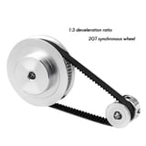 Timing Belt Pulley 60Teeth 20Teeth 5mm Reduction 1:3 Width 6mm for 3D ...