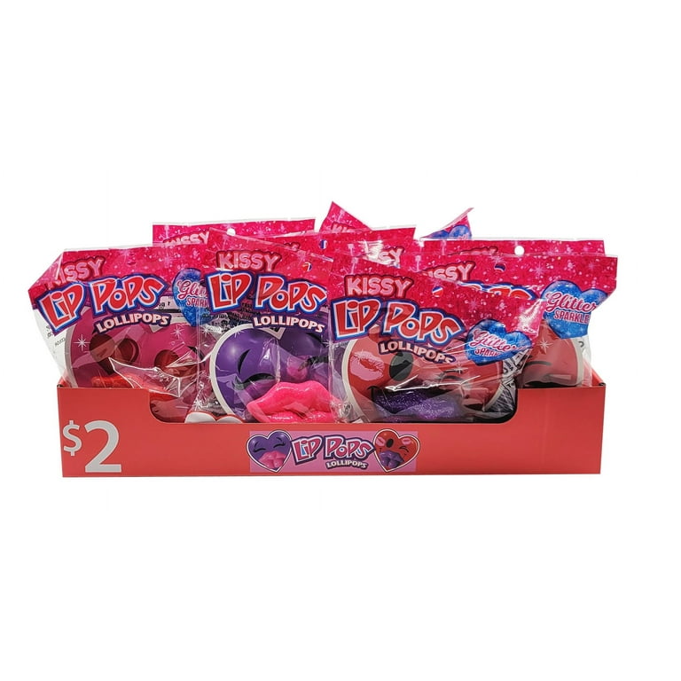 Valentine Lip Lollipops