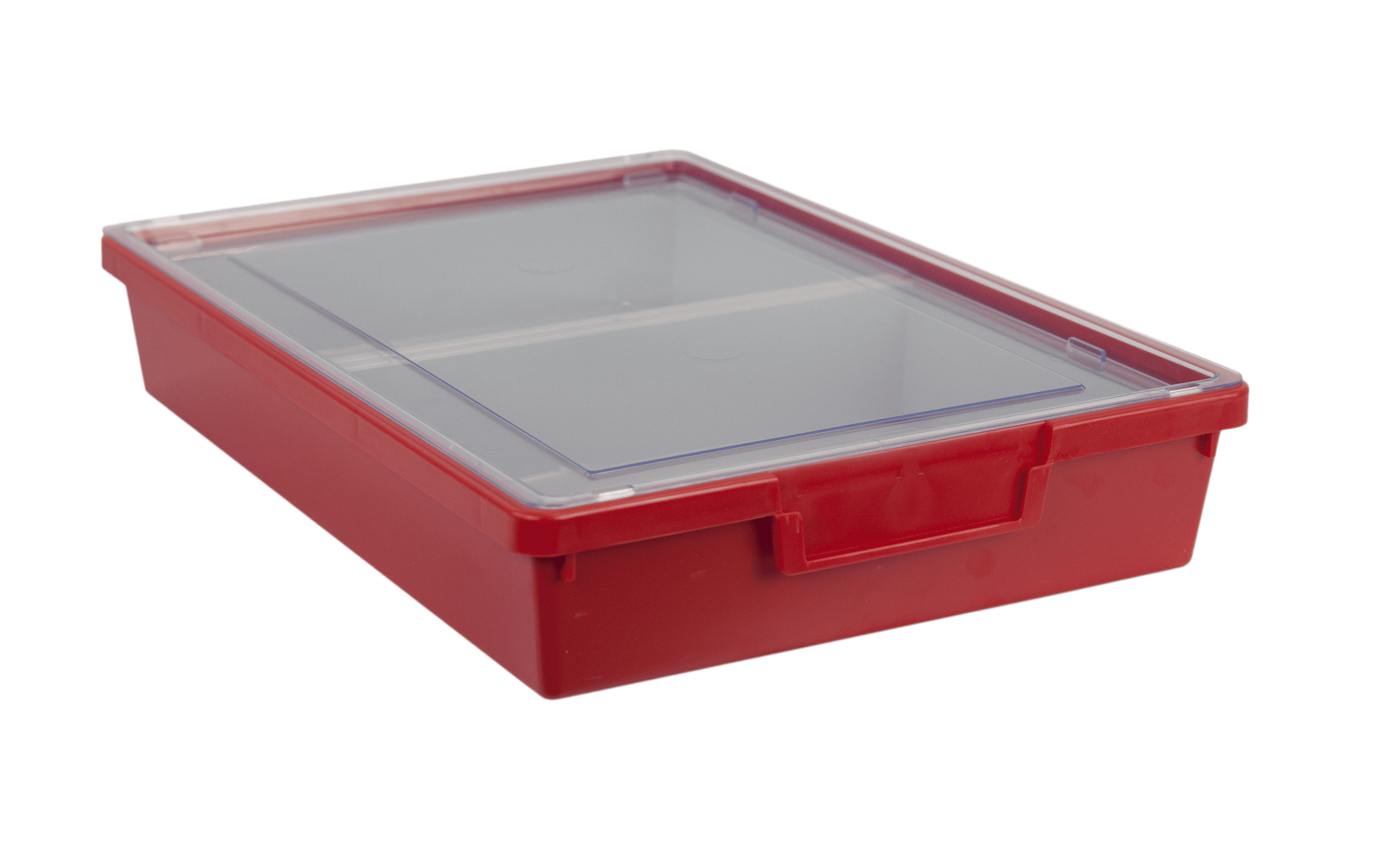 Bin/ Tote/ Tray Divider Kit - Single Depth 3" Bin in Primary Red - 3 ...