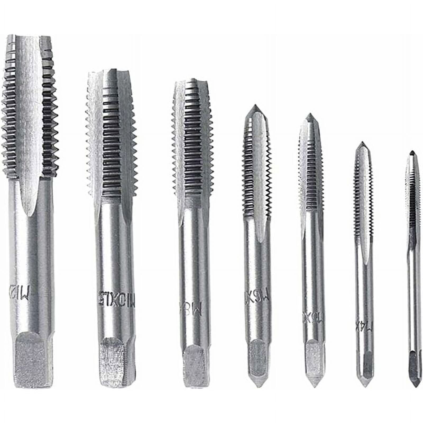 Juego de machos y machos cónicos de 7 piezas, machos de roscar métricos ...