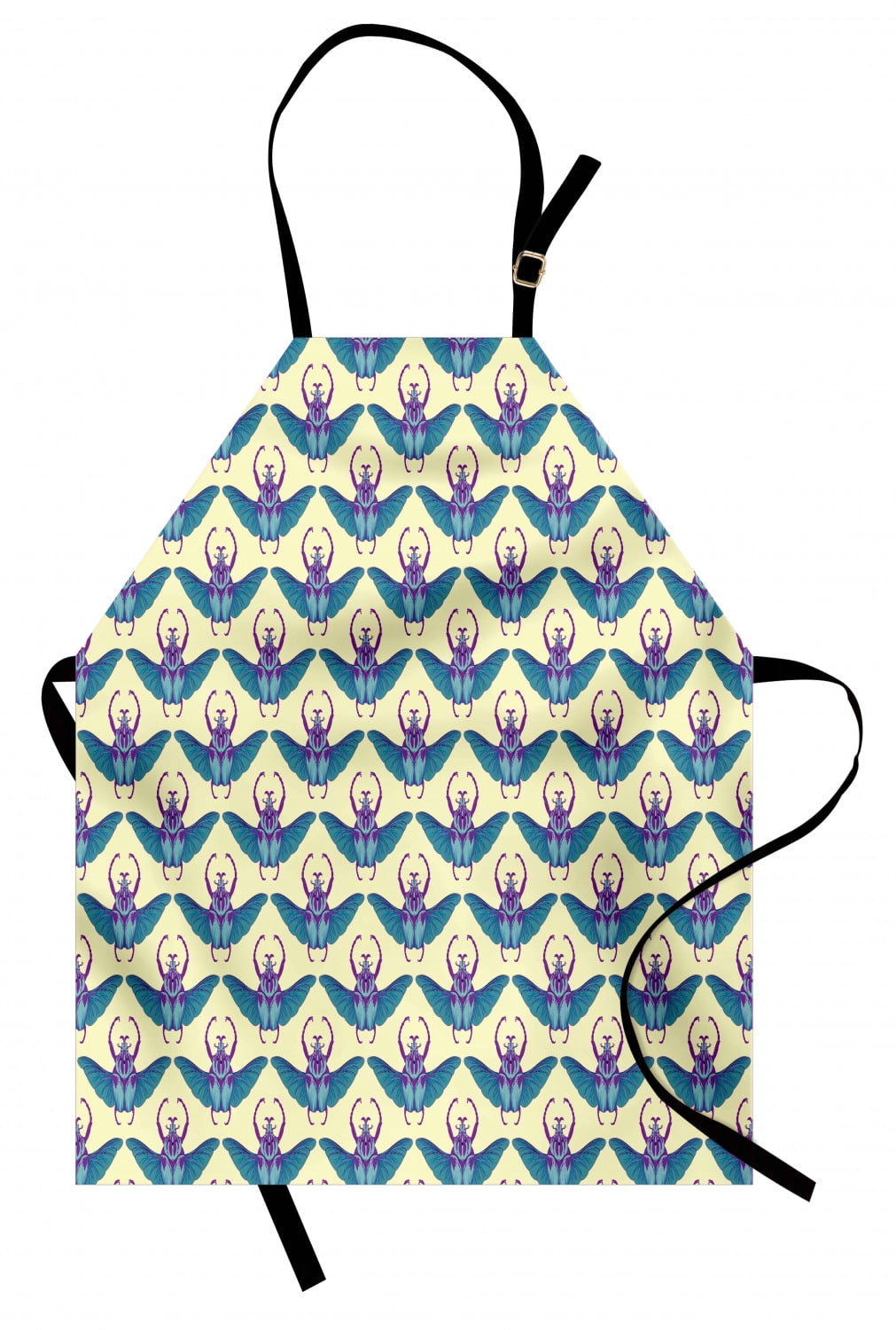 Insect Apron, Tropical Image of Colorful Goliath Beetles with Opened ...