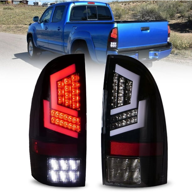 Winjet LED Tail Lights Assembly Fit For 2005-2015 Toyota Tacoma,Full ...