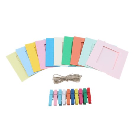 3 Inch Picture Photo for Wall Decor - with 10 Clips & Twines ...