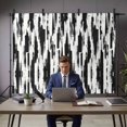 Black White Lines Backdrops for Photography, Modern Abstract Art ...