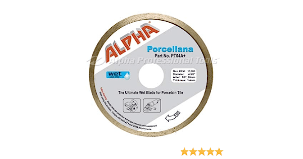 Alpha Porcellana Wet Diamond Blade for Porcelain Tile - Walmart.com