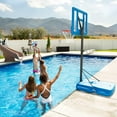 Lifetime Adjustable Height Poolside Basketball System with Shatterproof ...