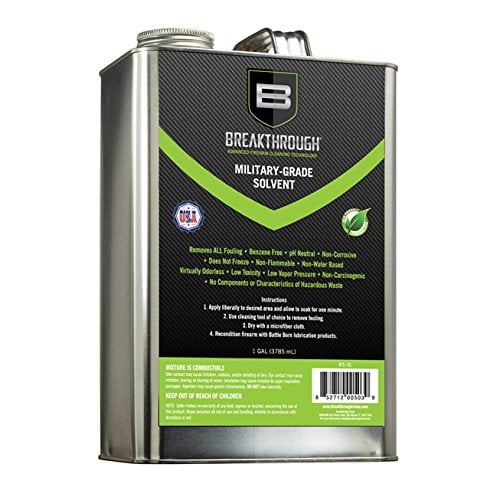 Breakthrough Clean Technologies® Military-Grade Solvent, 1-Gallon Jug ...