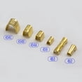 1200 Pcs U Shape Copper Ring Terminals Non-Insulated Cable Wire Spade ...