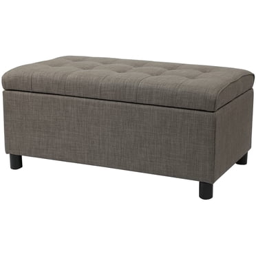 Comfy Cozy Ottoman, Chocolate Velvet - Walmart.com