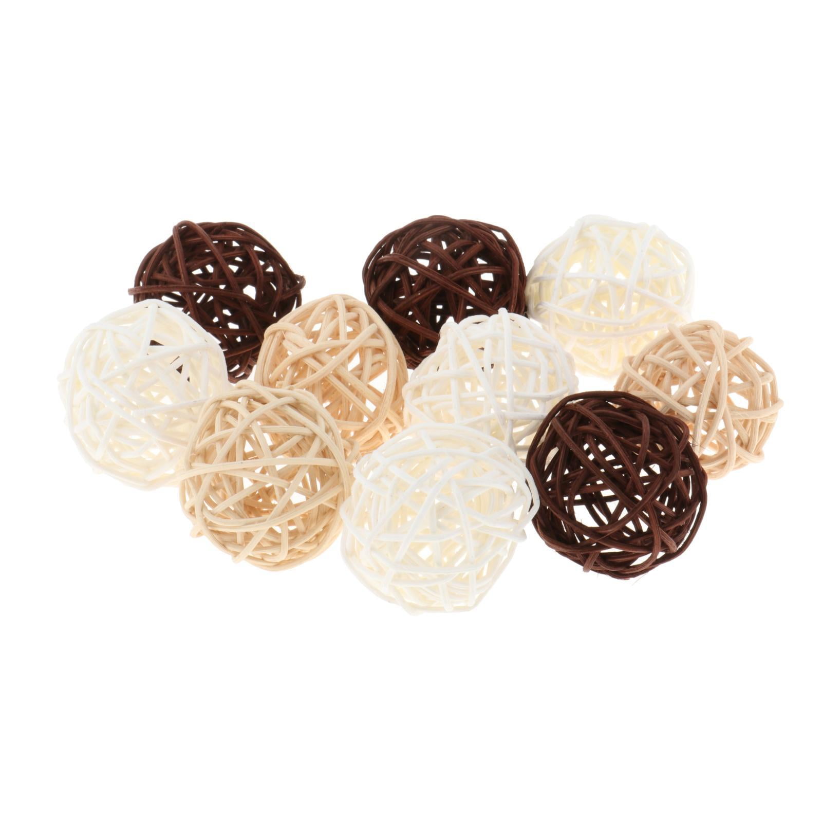 Click here for Guool 10 Pcs Decorative Rattan Balls Home Decor 3... prices