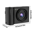 Black 1080P Student Digital Camera 2.8 Inch High Definition Student ...