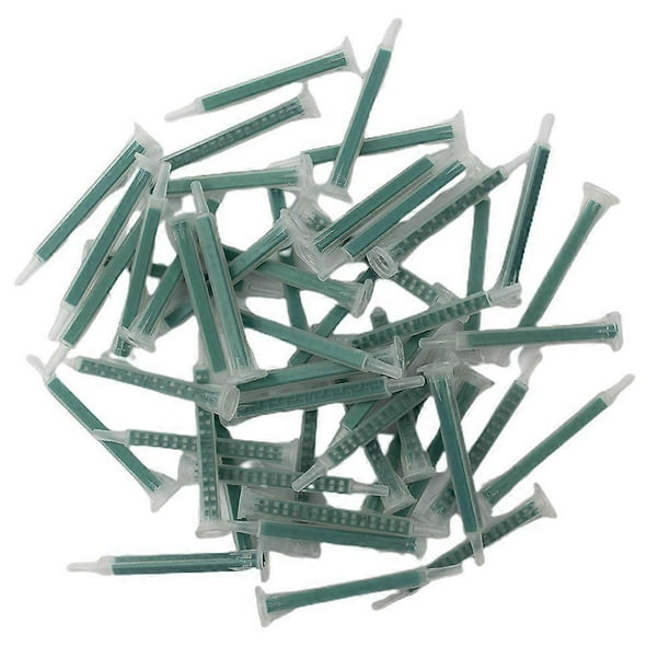 50 Pieces 2K Adhesive Mixing Tips Mixer Nozzles Mixer Tips Static Mixer ...
