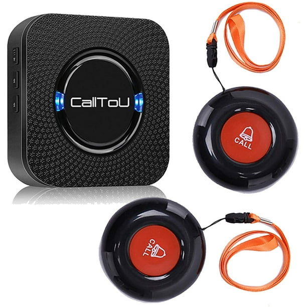 CallToU Caregiver Call Button with Pager Elderly Monitoring System ...