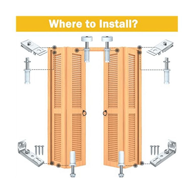 Folding door hardware store