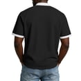 Quarter Zip Waffle Henley Shirts for Men 2026 Summer Stand Collar Short ...