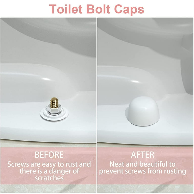 Decorative Toilet Bolt Caps | Shelly Lighting