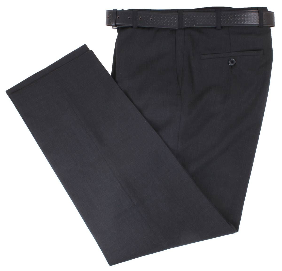 BRUHL Robert Lightweight Wool Mix Smart Trousers - Anthracite Grey ...