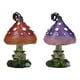Enchanted Fairy Garden Miniature Colorful Toadstool Mushrooms Figurine ...