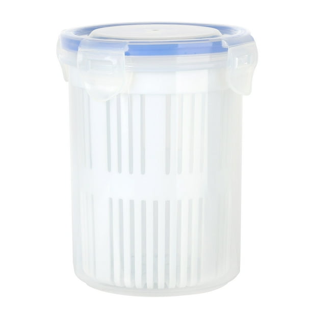 Pickle Jar, Pickle Container With Strainer And Lid, Round Pickle Jar ...