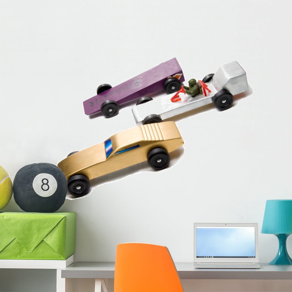Pinewood Derby Wall Mural by Wallmonkeys Peel and Stick Graphic (36 in ...