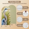 5FT Arch Backdrop Covers, Coastal Heron Wedding Arch Cover Stretchy ...