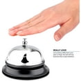 Call Bell Chrome Finish. Hand front desk ringing bell service hotel ...