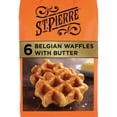 St. Pierre Belgian Waffles with Butter - 6 ct (Packaging May Vary ...