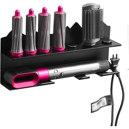 Dyson Airwrap Styler Curling Iron Hair Dryer Wall Rack, Stainless Steel ...