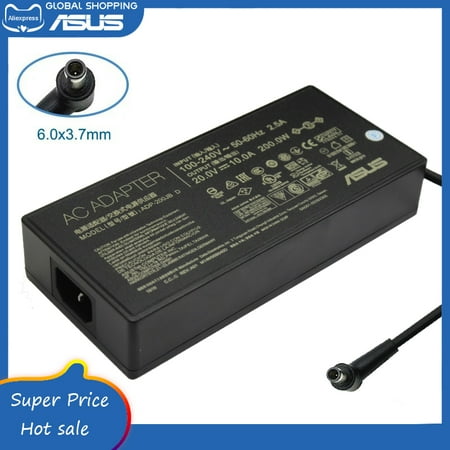 ADP-200JB D 20V 10A 6.0X3.7mm AC Adapter Charger For ROG Zephyrus G15 ...
