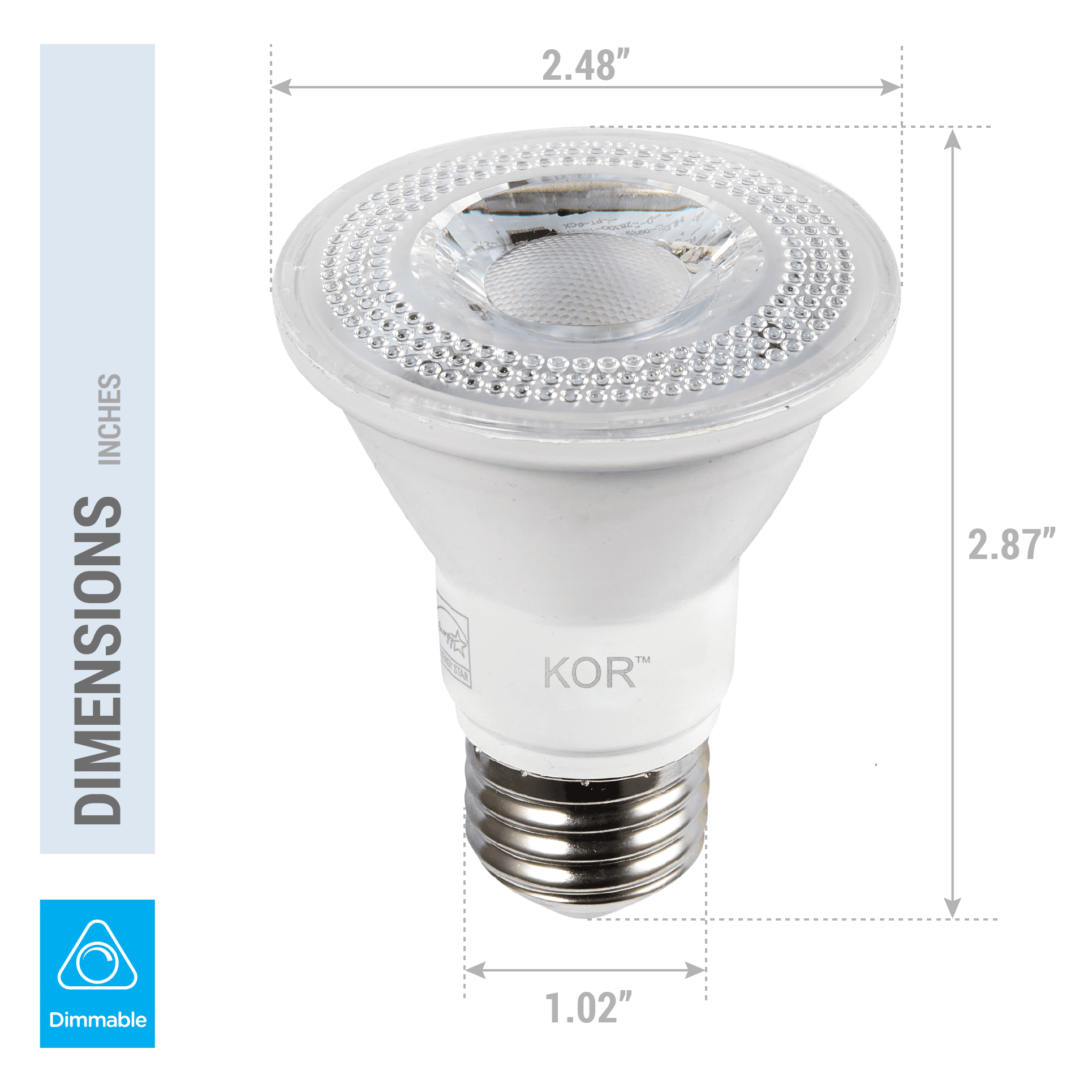 Par20 Light Bulb Size | Shelly Lighting