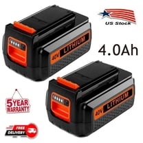 2Pack 40 Volt 4.0Ah Replacement for 40V Lithium Battery LBX2040 LBXR36 ...