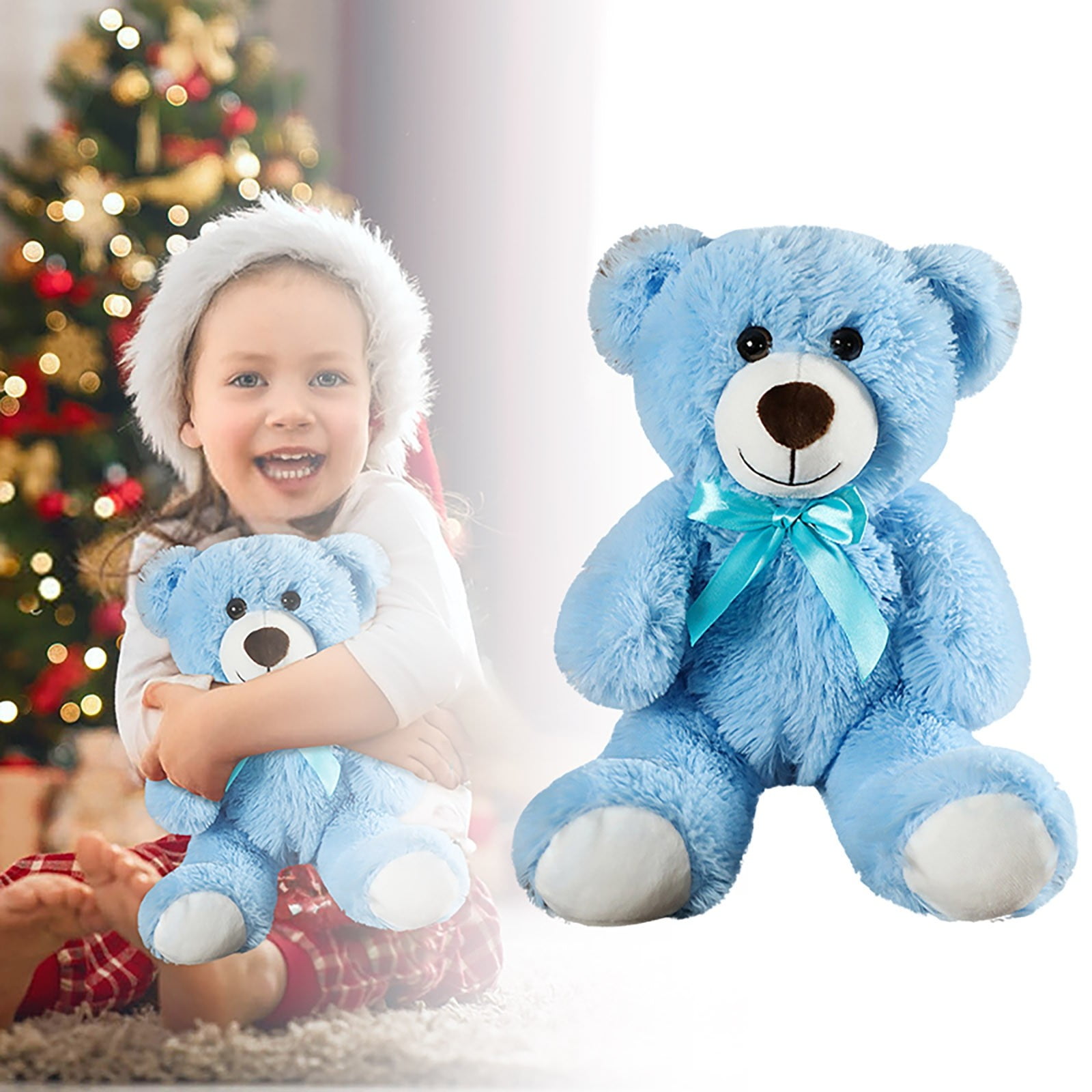 Click here for Globeharbor Teddy Bear Toy With Ribbon Cute Stuffe... prices