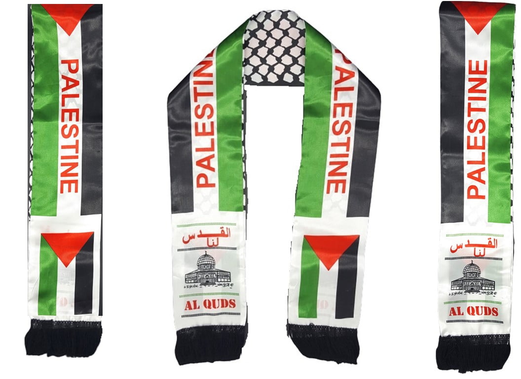 Buy Palestine Flag Scarf wedding favor AL Quds Palestine KEFFIYEH AL ...