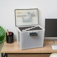 Iris Usa 19 Qt Weatherpro Plastic Office Storage Portable Letter Size
