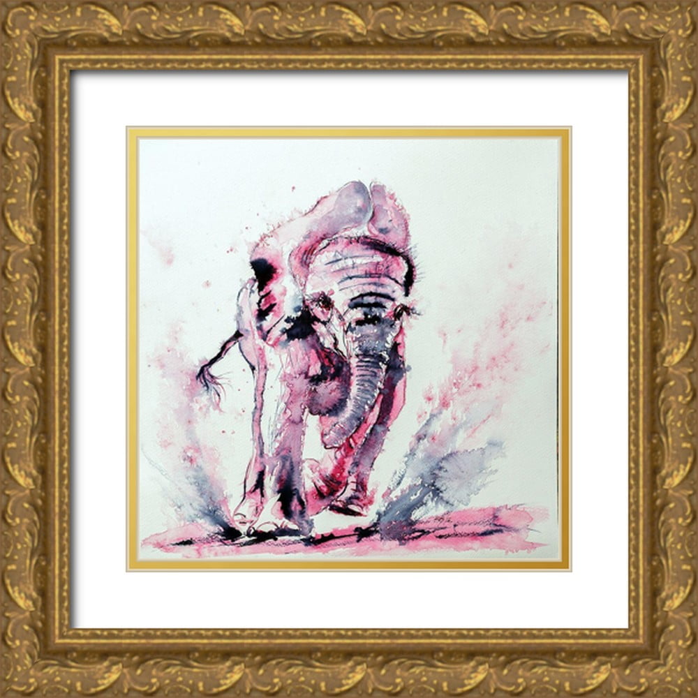 Kovacs, Anna Brigite 26x26 Gold Ornate Wood Framed with Double Matting ...