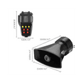 12V 7 Sounds 120DB Wireless Electronic Siren Loud Car Warning Alarm ...