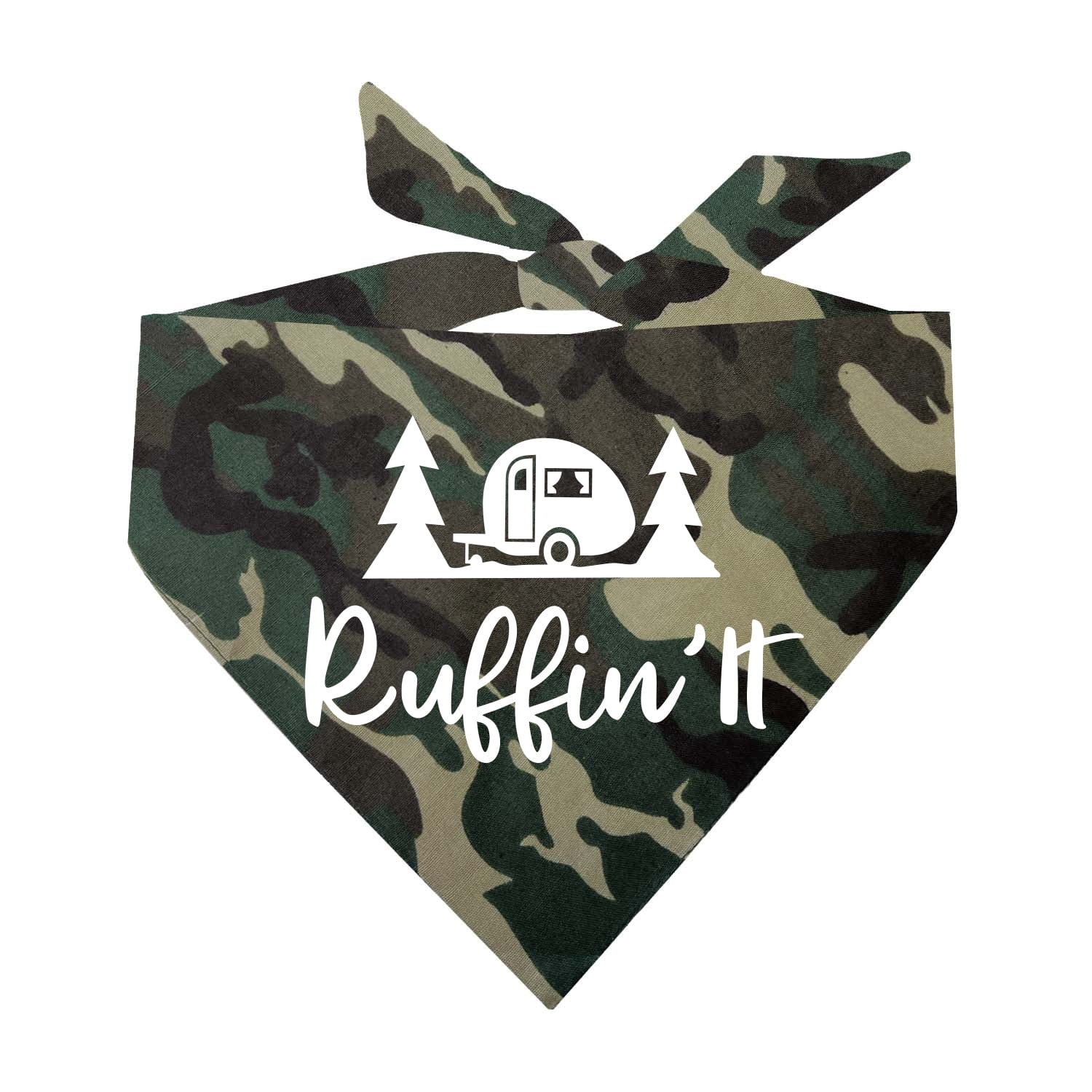 Ruffin' It Camper Camping Buddy Triangle Dog Bandana - Walmart.com