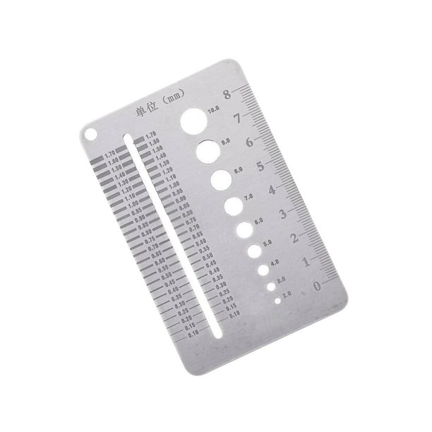 Bolt Nut Screw Gauge Fastener Gauge Plate Diameter Measuring Bolt Wire ...