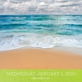 2020 Tropical Beaches Daily Desktop Calendar - Walmart.com