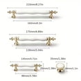 2pcs Rustic European Cabinet Handles - Durable Zinc Alloy & Elegant ...